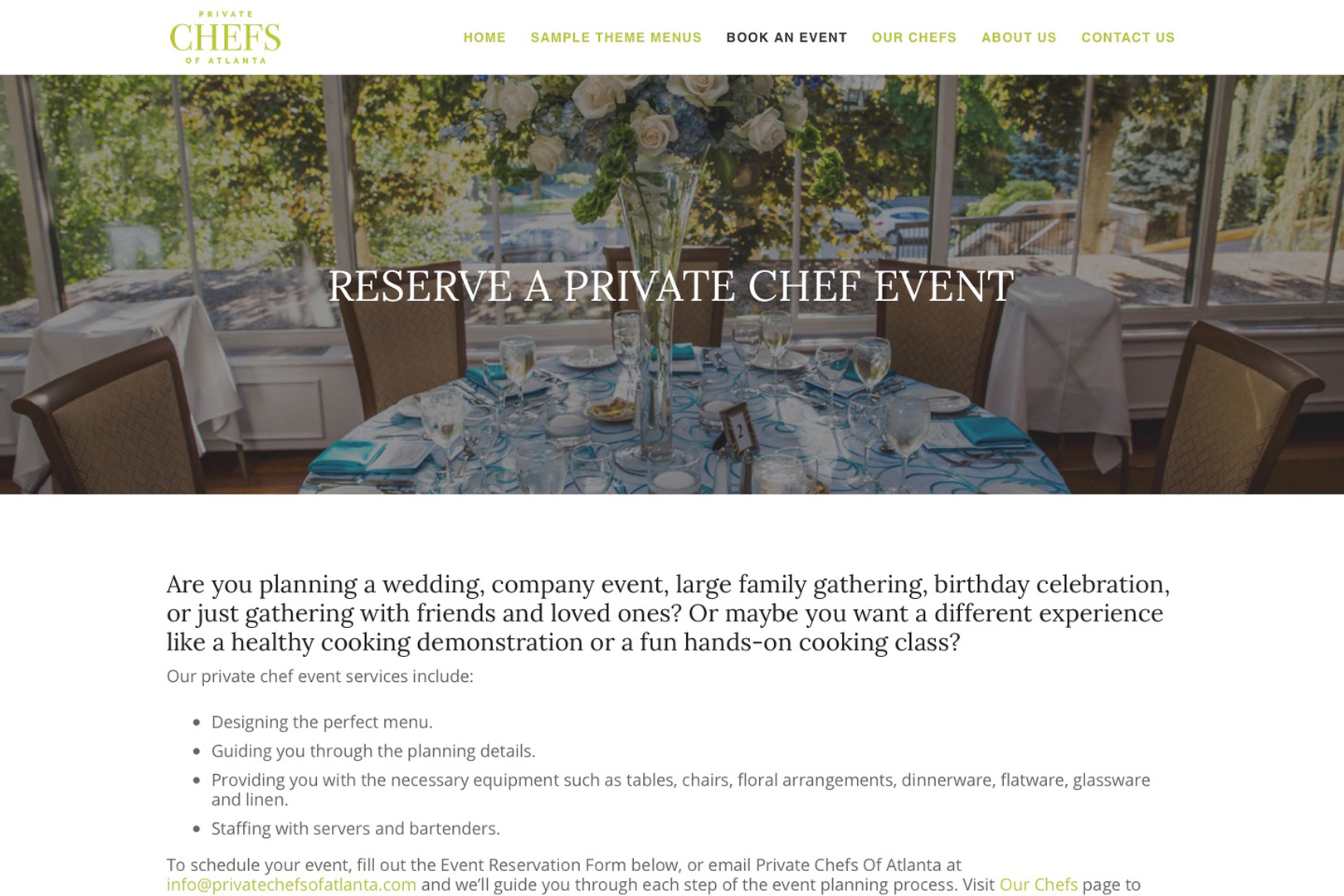 Private Chefs of Atlanta - Ed Phelps